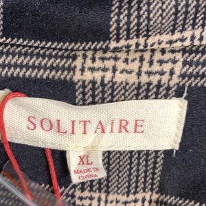 Solitaire | Jackets & Coats | Solitaire Faux Suede Pointed Collar ...